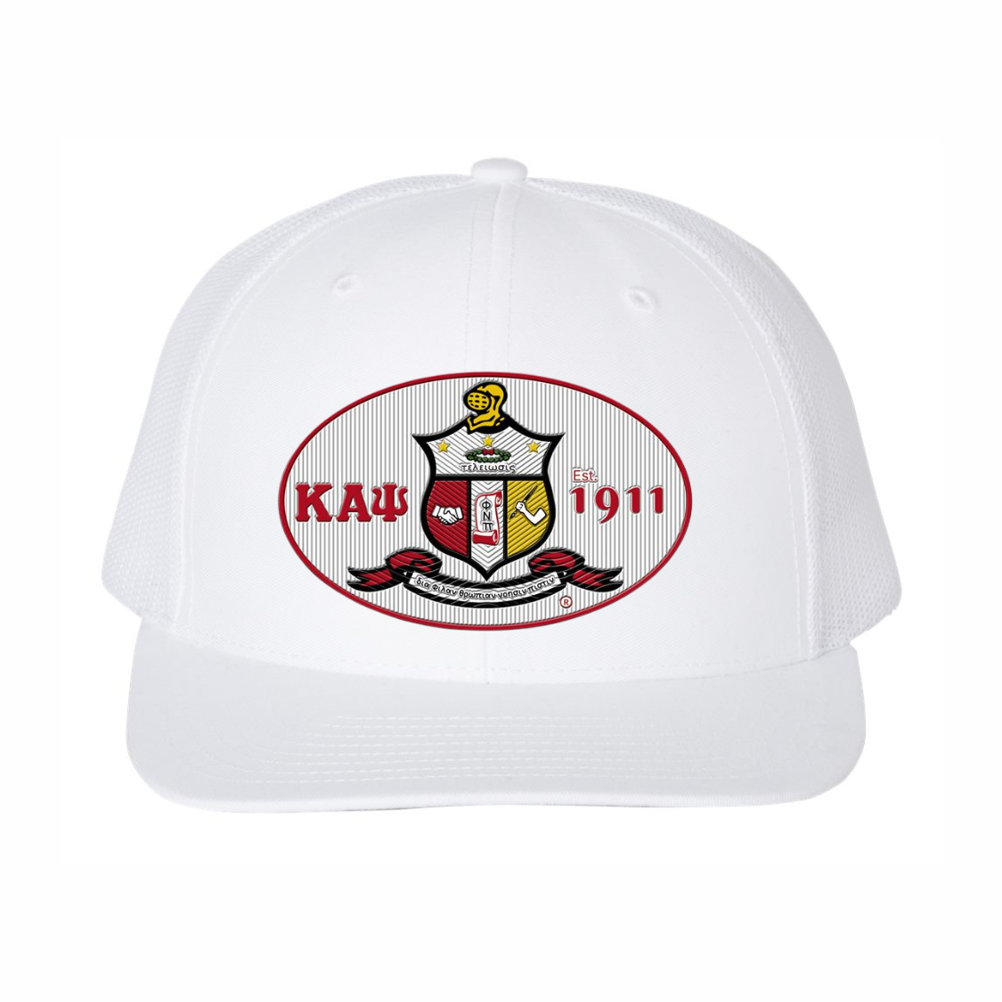 III - White Design - Trucker Hat - Richardson 112 – Greek Hat Shop