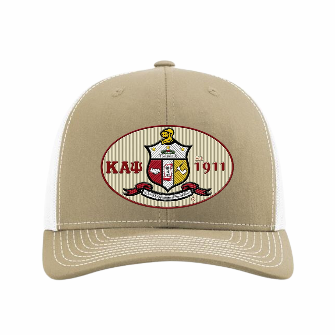 III - Cream Design - Trucker Hat - Richardson 112 – Greek Hat Shop